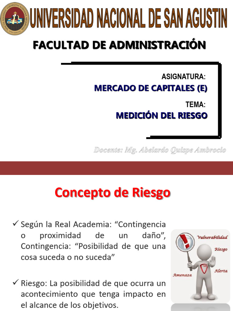 Tema 10 Medición Del Riesgo | PDF