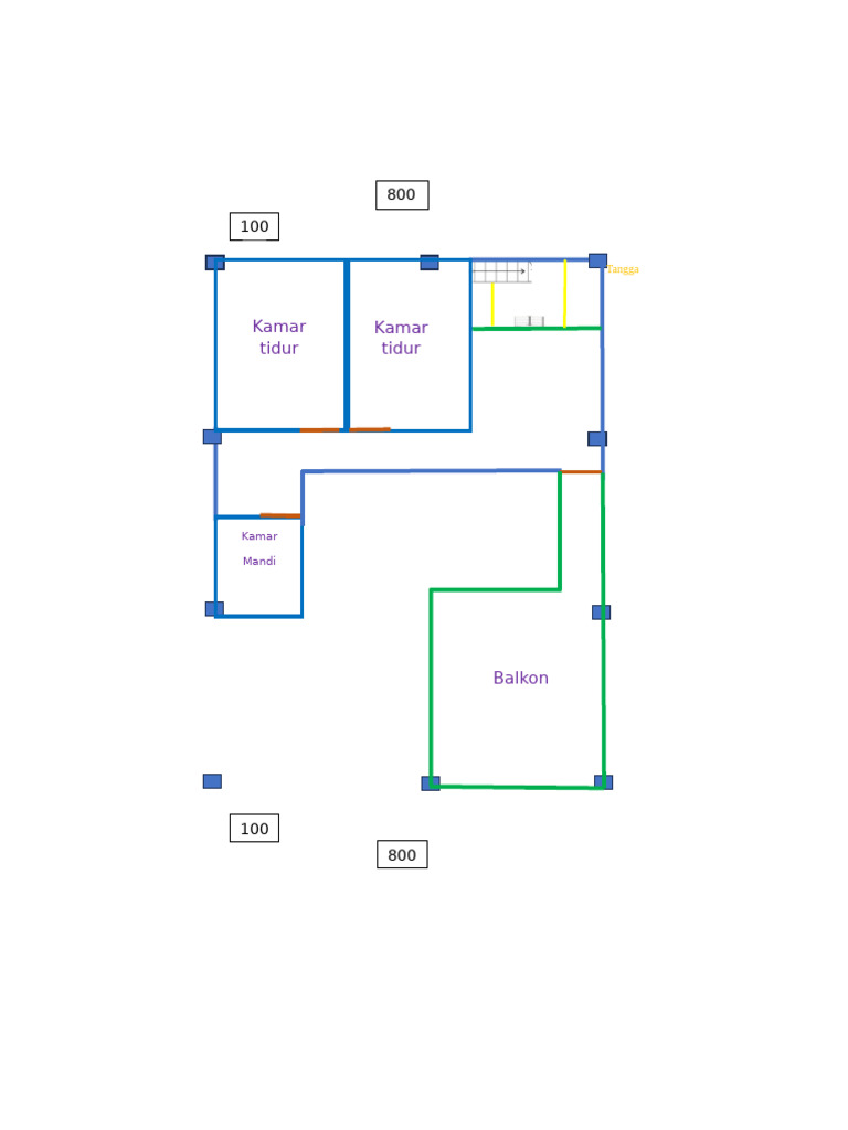 Denah Rencana Rumah - 2 - 2 | PDF