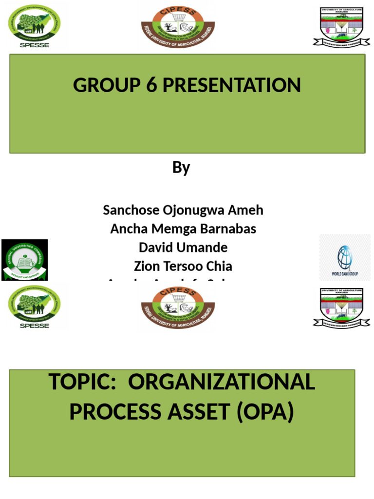 Organizational Process Asset (Opa) | PDF | Risk Management | Project ...