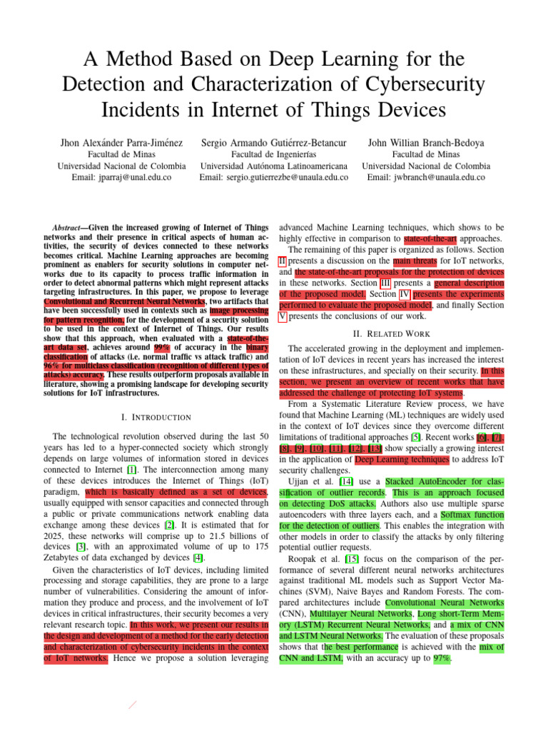A Method Based On Deep Learning For The Detection and Characterization ...