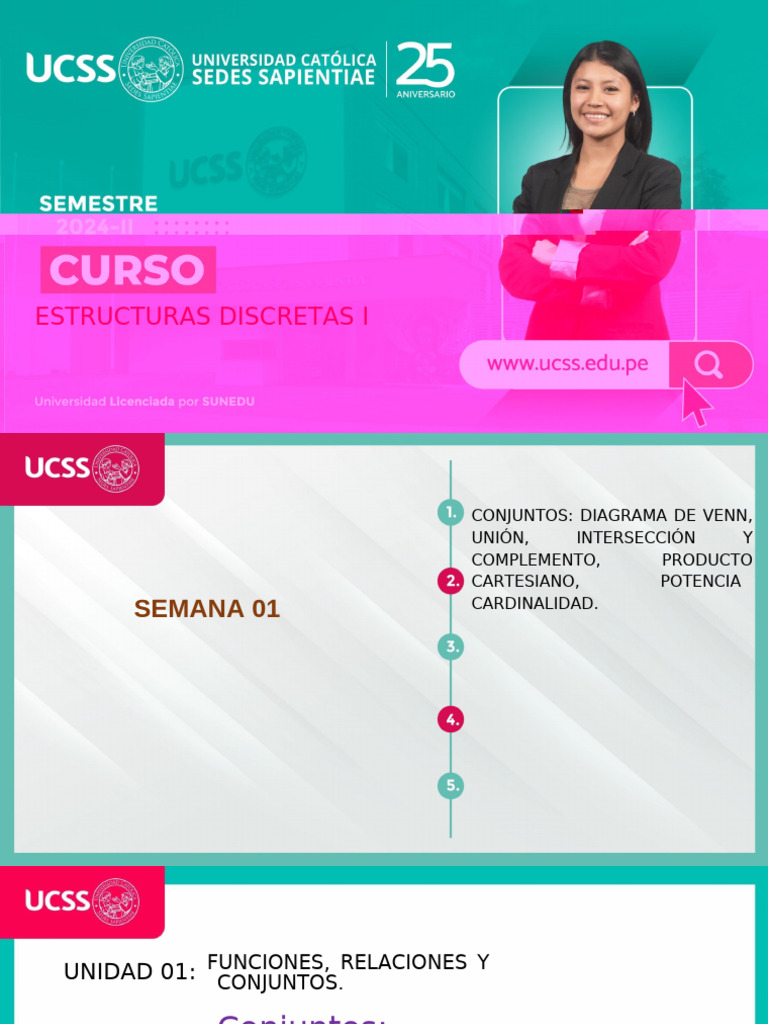 Estructuras Discretas I Semana 01 | PDF