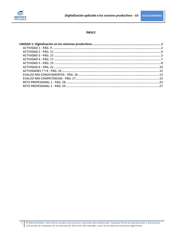 Digitalización Solucionario | PDF