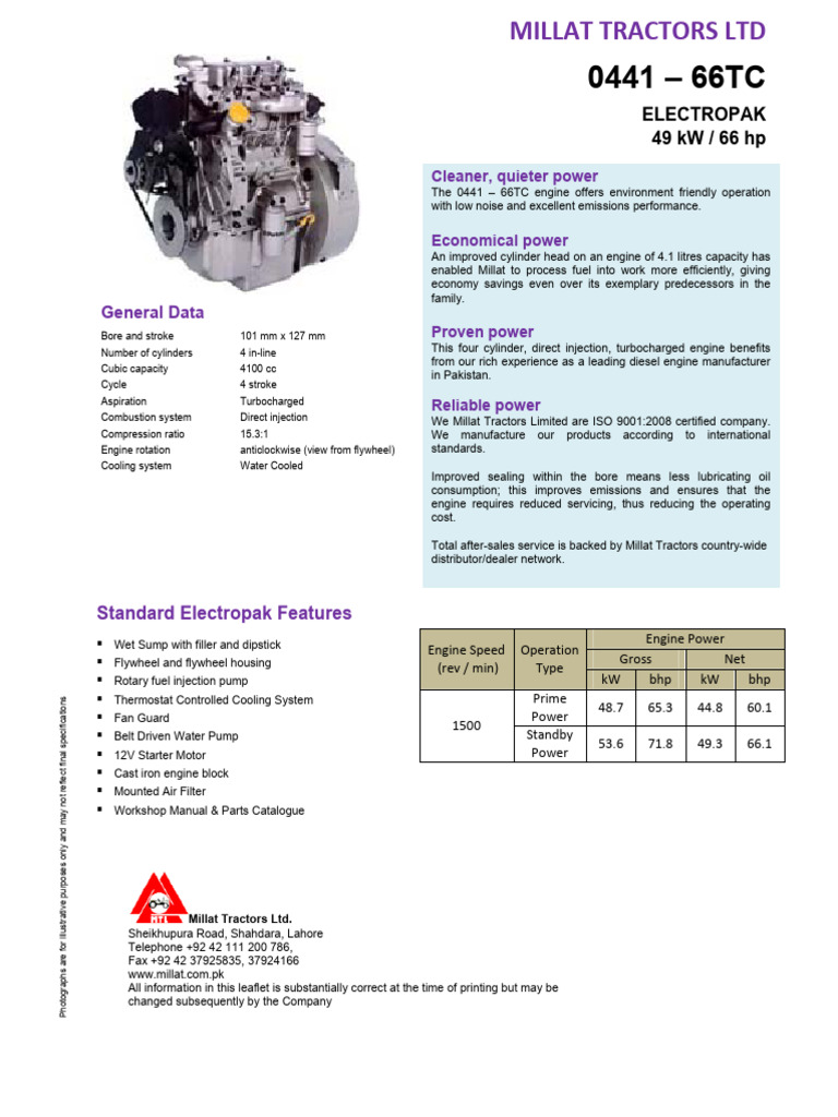50-kVA-Engine-Brochure (1) | PDF