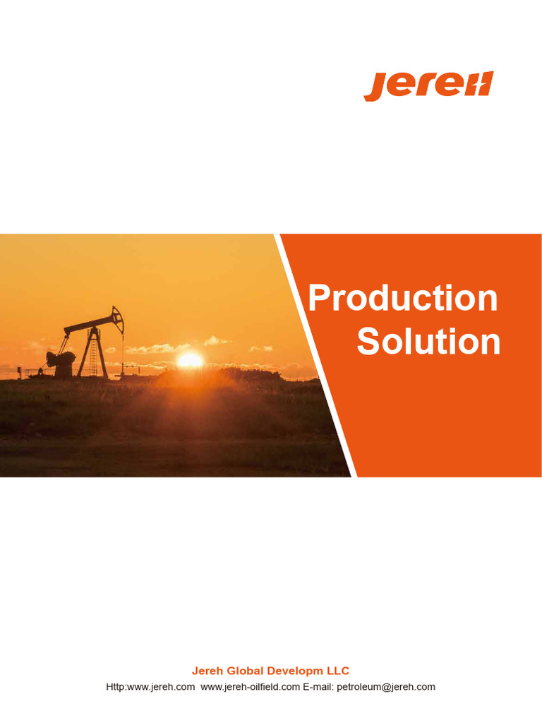 Jereh Production Equipment | PDF