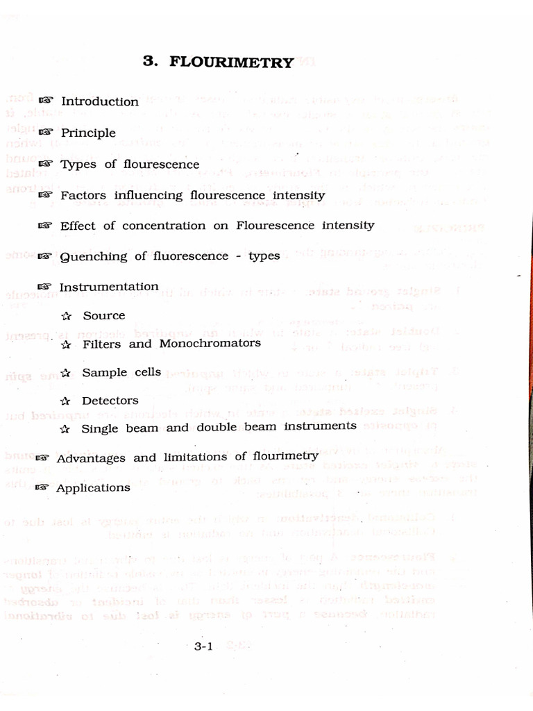 Fluorimetry | PDF