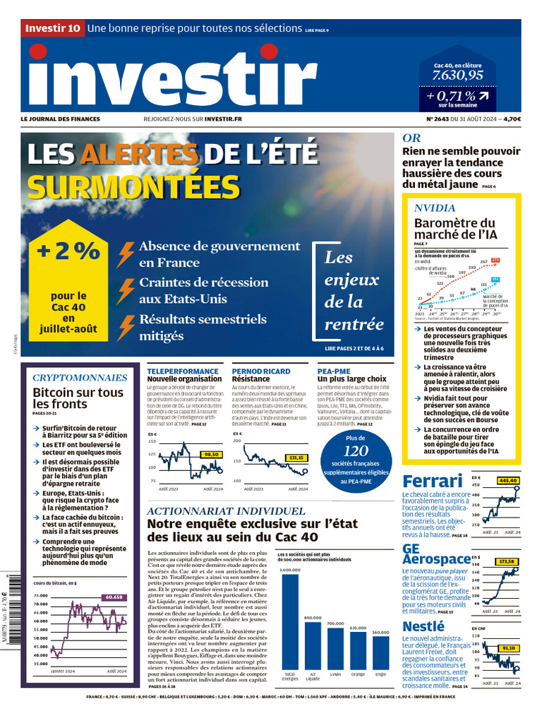 Investir - 31 A2024 | PDF