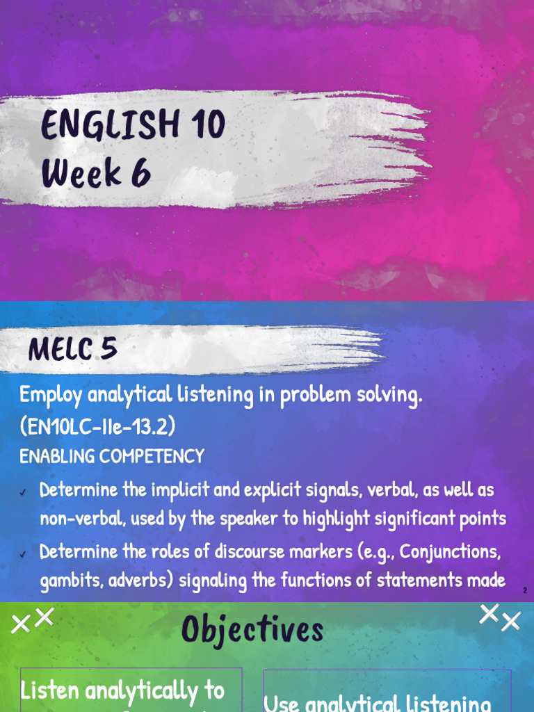 Q1 - Melc 5 - Lec 2 | PDF | Nonverbal Communication | Human Communication