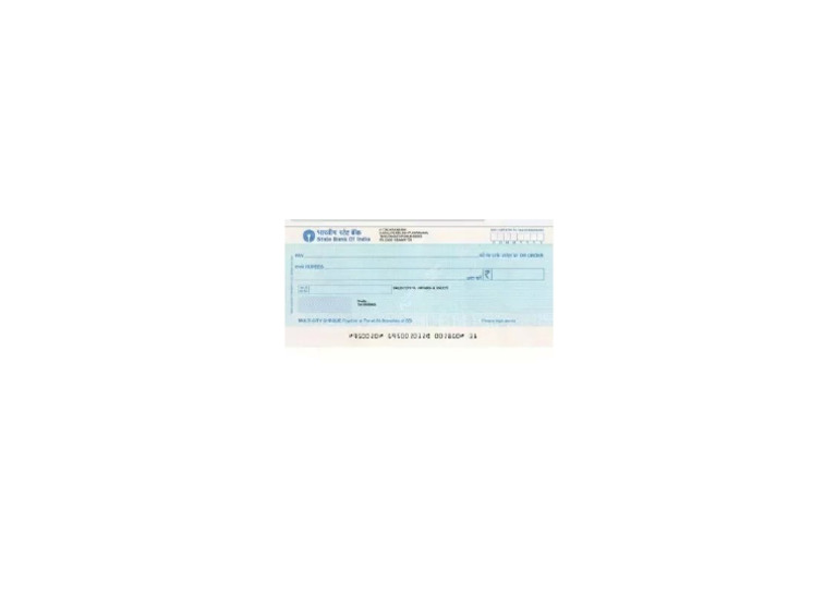 Cheque 1 | PDF