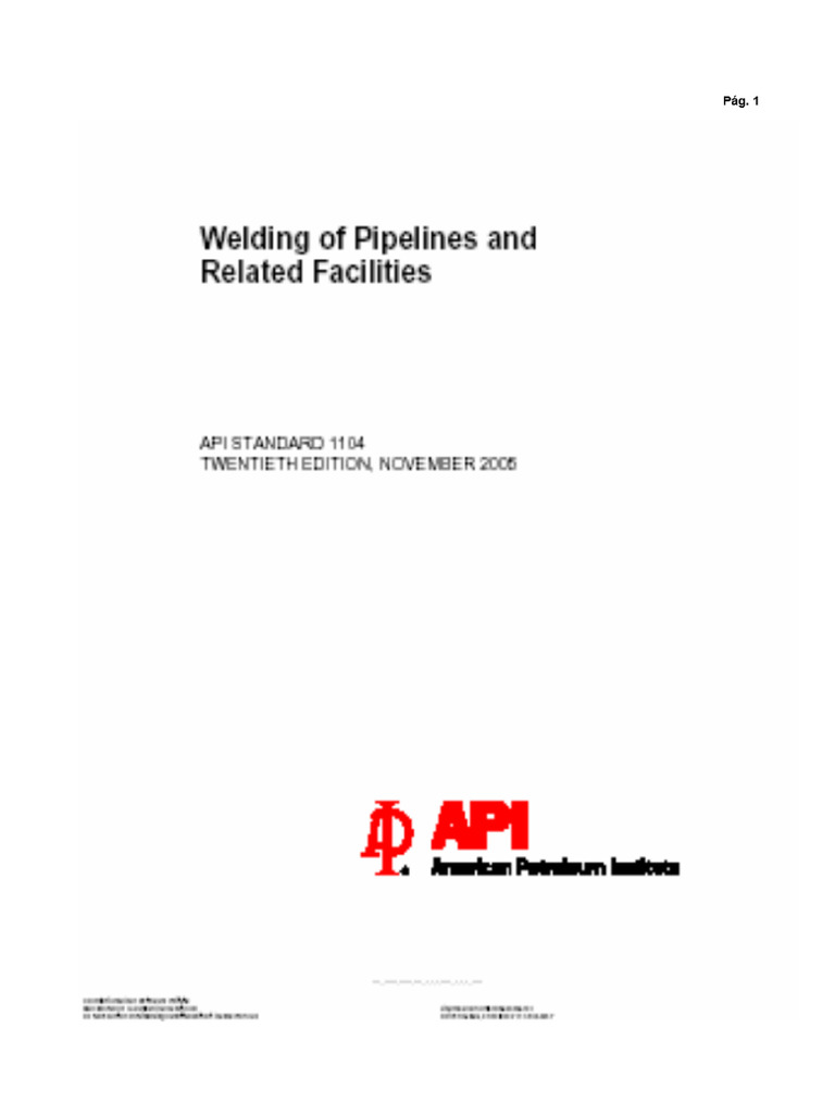 API 1104 - Español | PDF