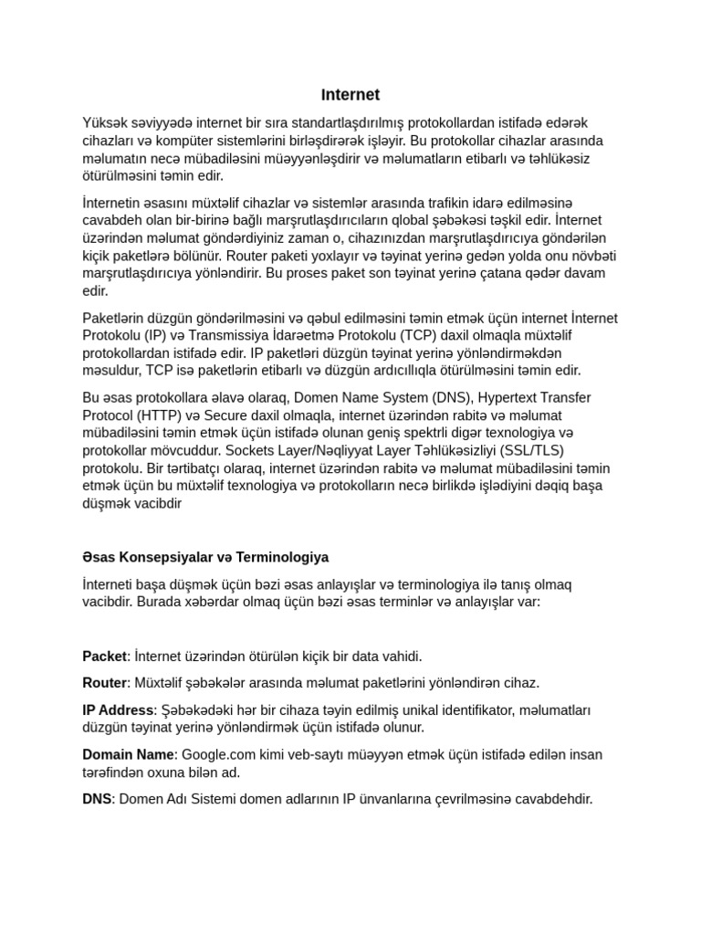 Internet Pdf
