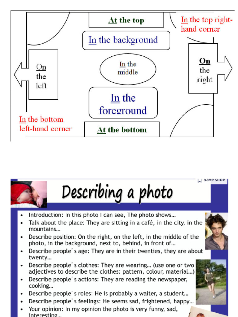 How To Describe A Photo | PDF