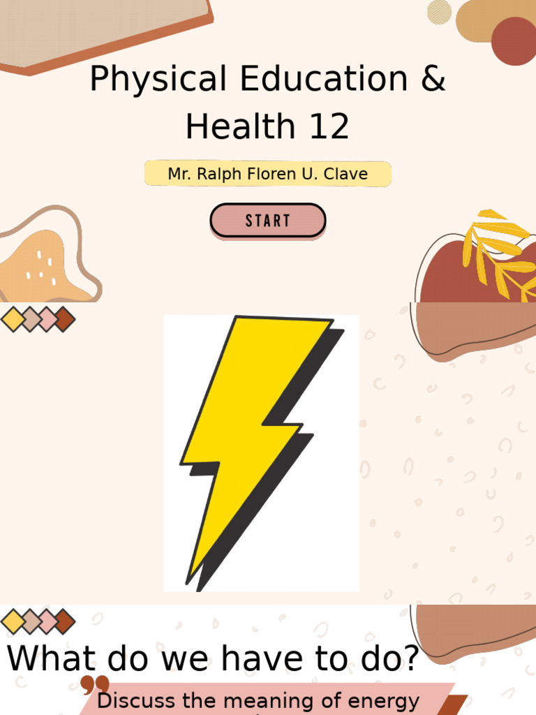 SHS Grade 12 WEEK 1 Energy | PDF