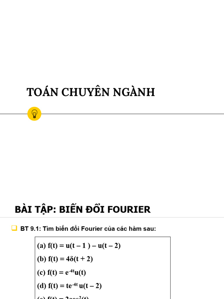 BT09 BienDoiFourier | PDF