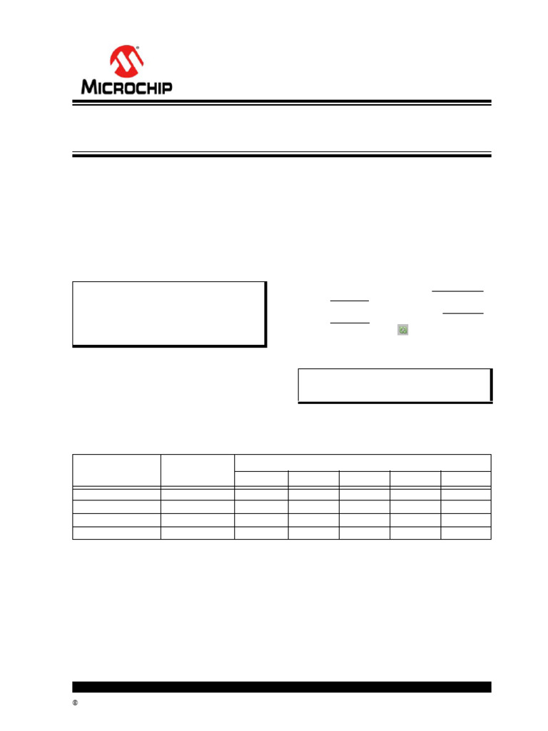 PIC18 (L) F1XK50 Silicon Errata and Data Sheet Clarification | PDF