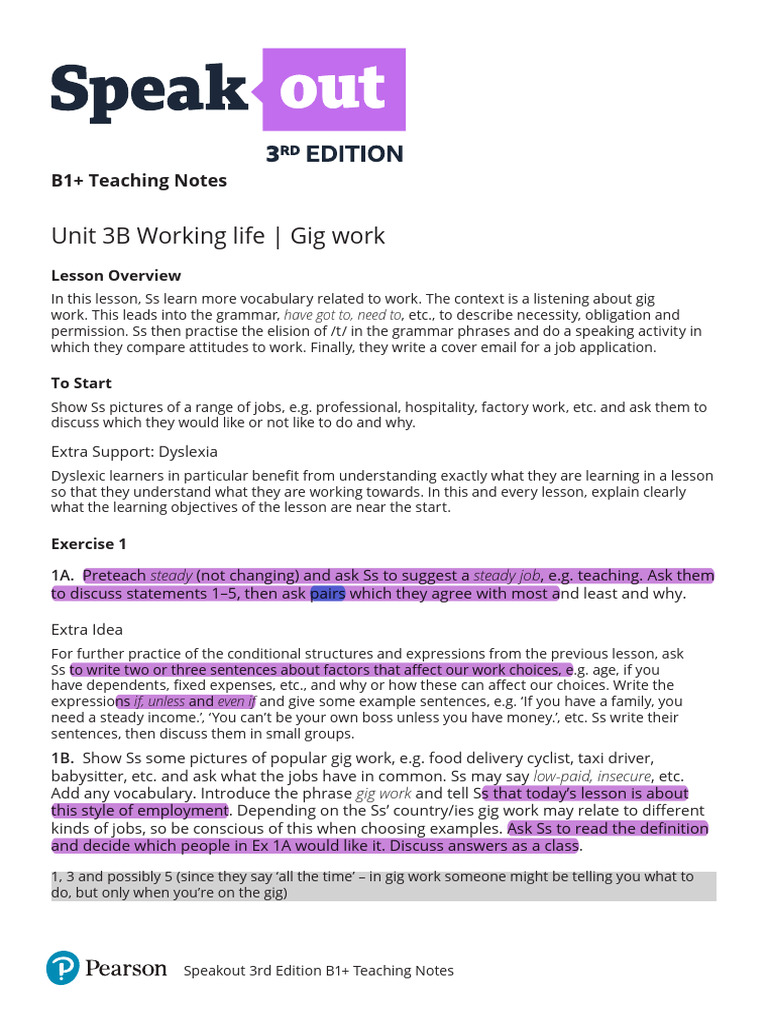 3B Gig Work | PDF