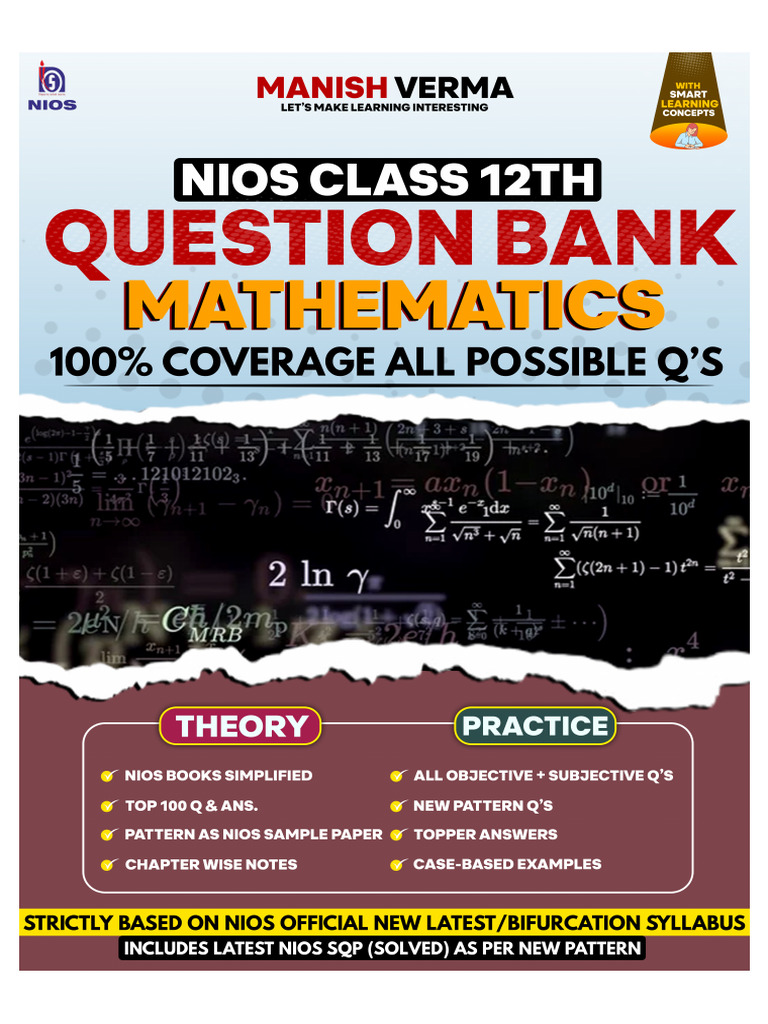 Mathematics 311 Class 12th | PDF