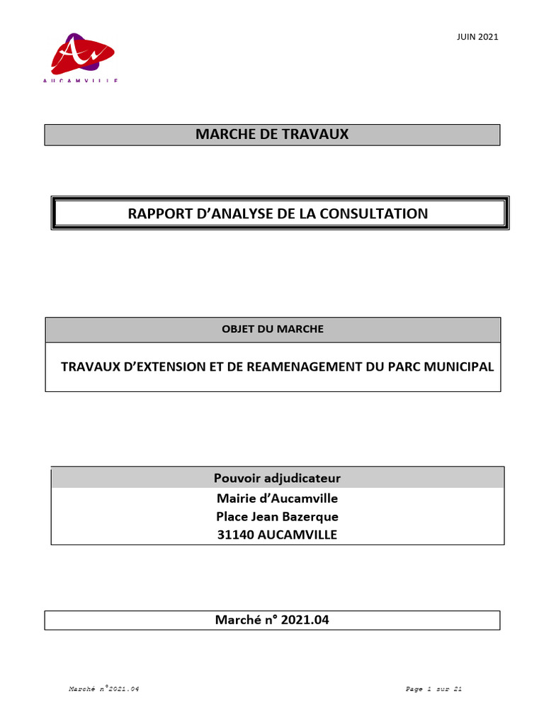 63.2021 Annexe Rapport Analyse 2021.04 PDF | PDF