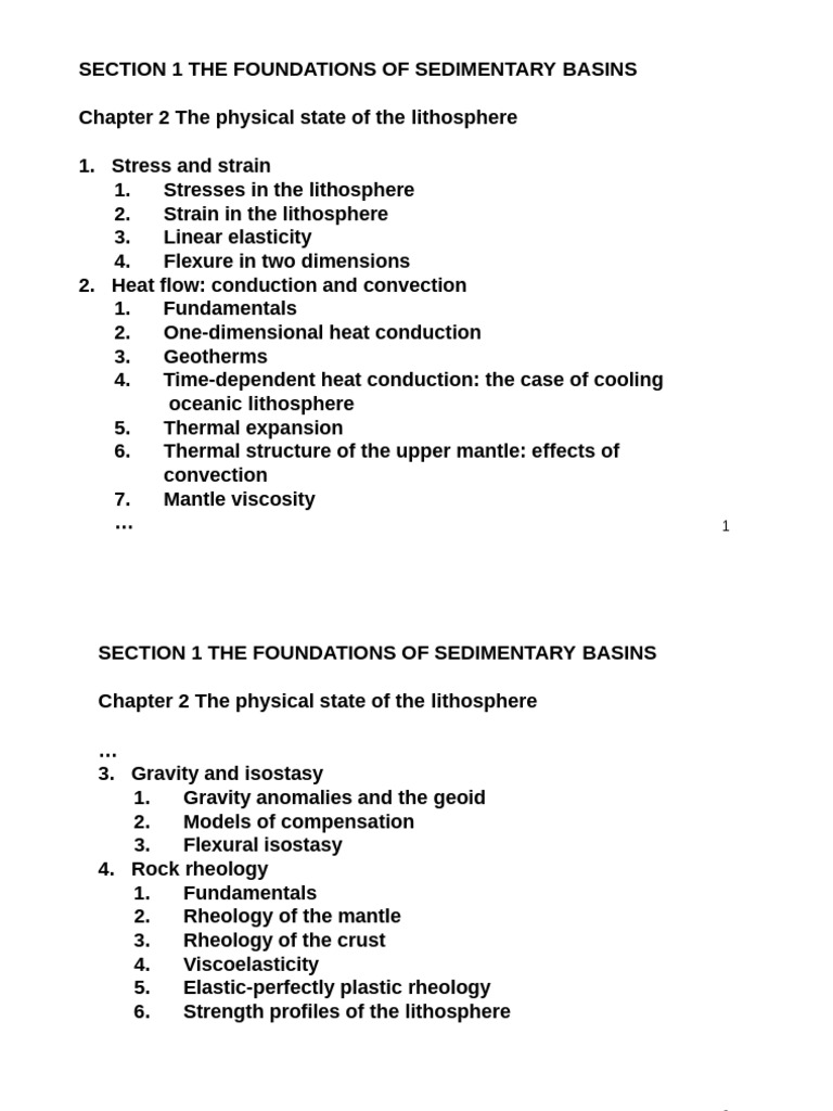 2 - Physical State of The Lithosphere - 2010 | PDF