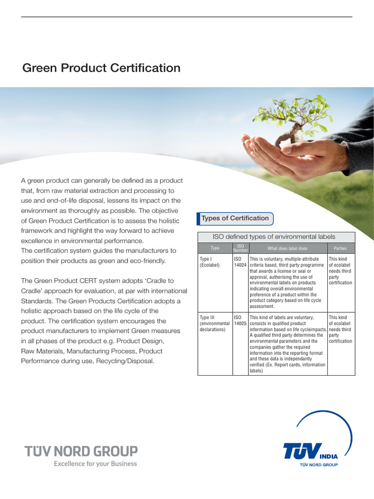 Green Product Certification Final | PDF | Life Cycle Assessment ...