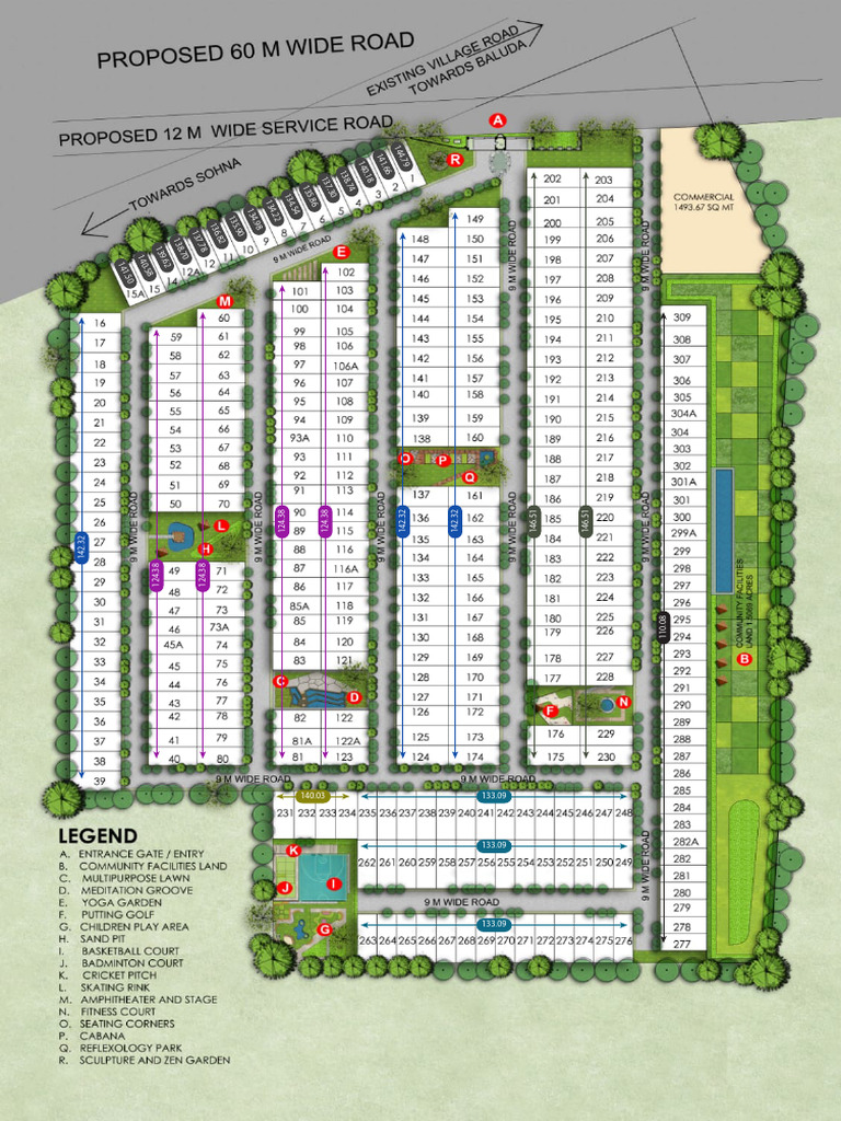 JMS Mega City Sohna Layout | PDF