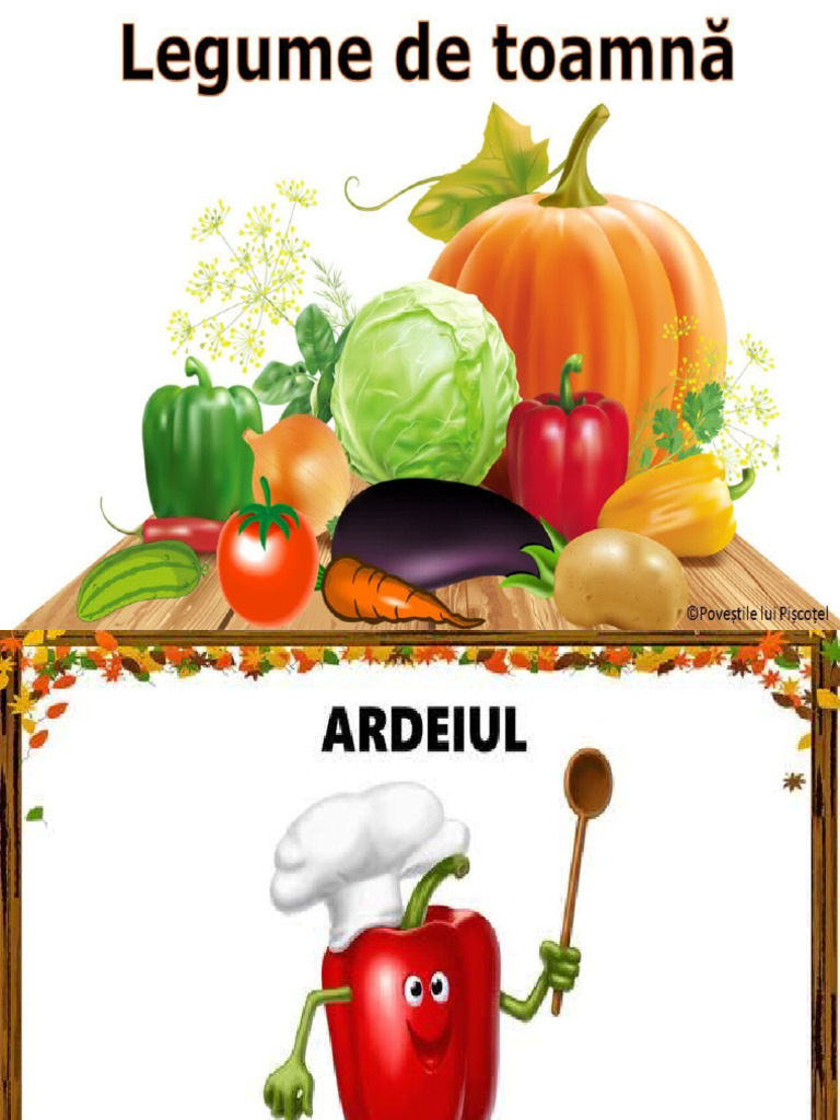 Citire Imagini Legume de Toamna | PDF