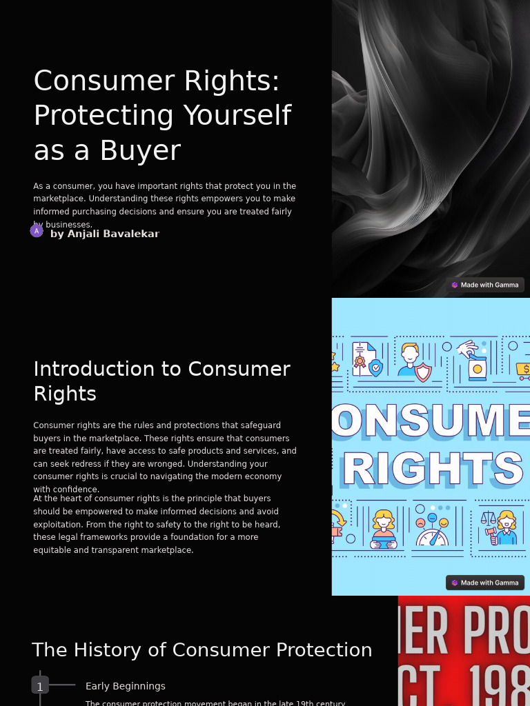 Consumer Rights Protecting Yourself As A Buyer | PDF