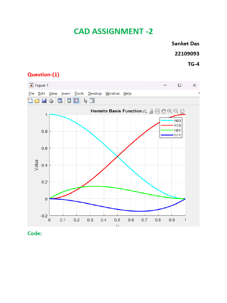 CAD_ASSIGNMENT_2_22109093_SANKET_DAS | PDF
