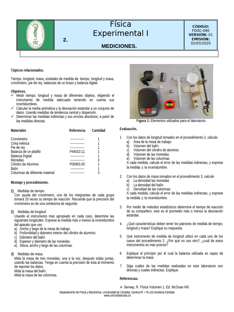 2. Mediciones g | PDF