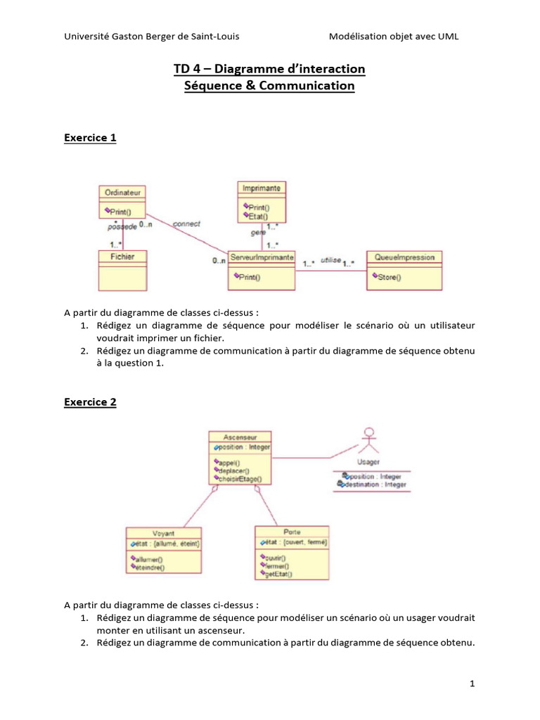 TD4 Uml | PDF