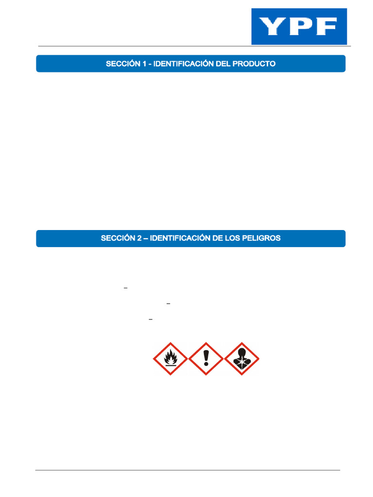 FDS-Benceno YPF | PDF