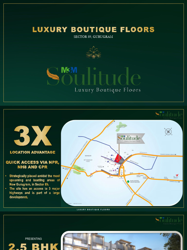 M3m Solitude Sector 89 | PDF