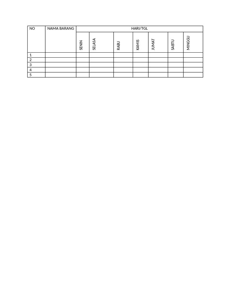 Tabel Lilis Pdf