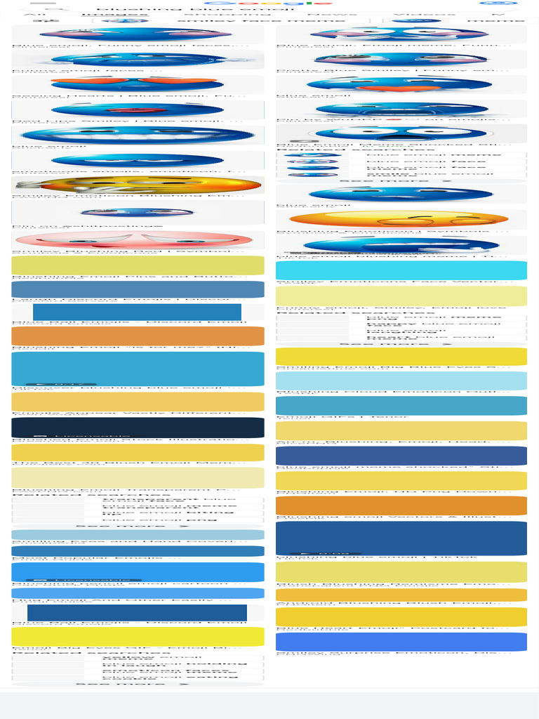 Blushing Blue Emoji - Google Search | PDF