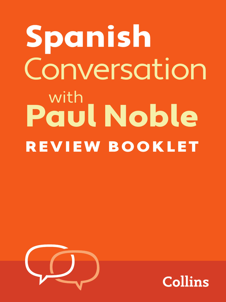 Spanish Conversation With Paul Noble - Booklet | PDF