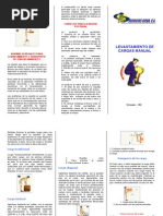 Ergonomía en El Trabajo (Tríptico) | PDF | Factores humanos y ergonomía