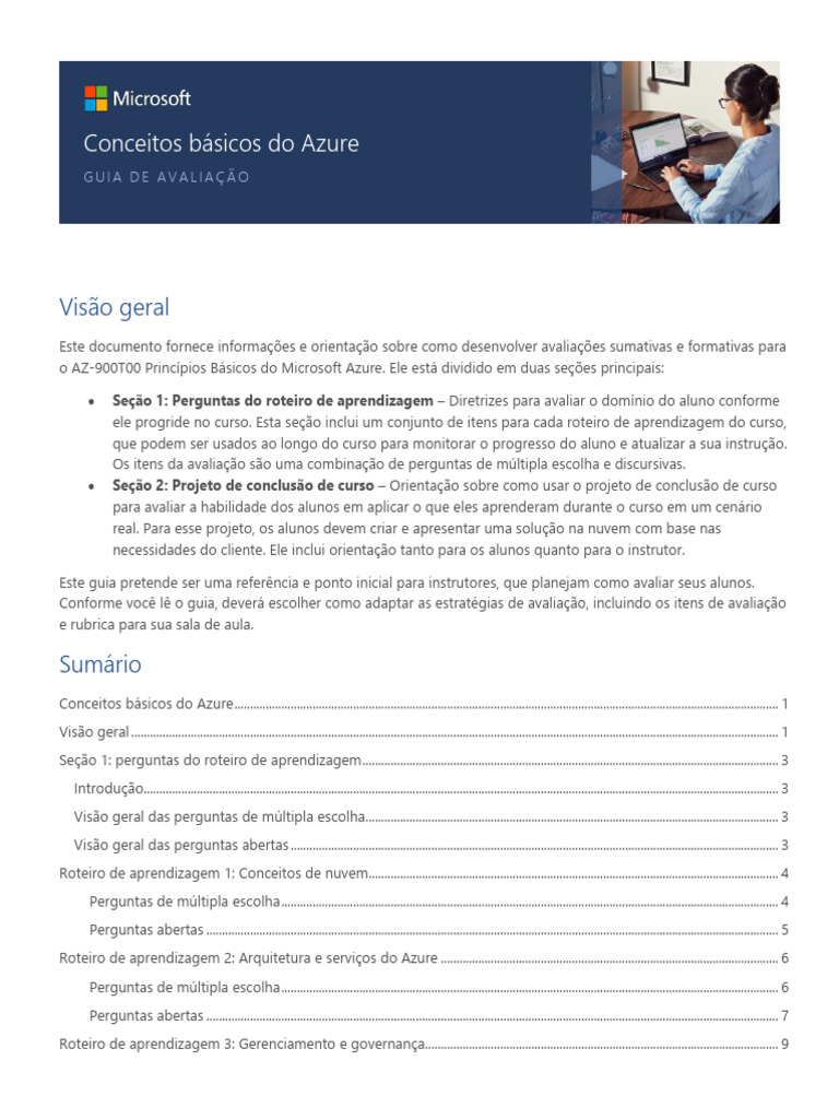 AZ 900T00A BR AssessmentGuide - FSI | PDF