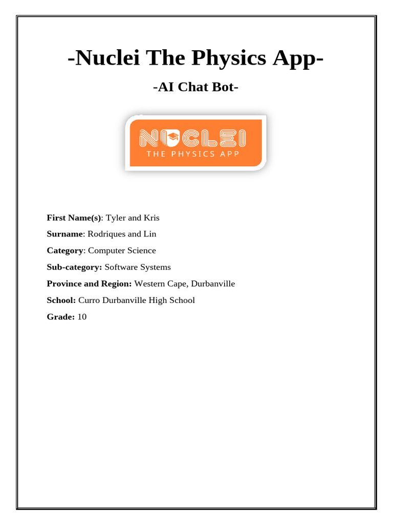 Nuclei The Physics App | PDF