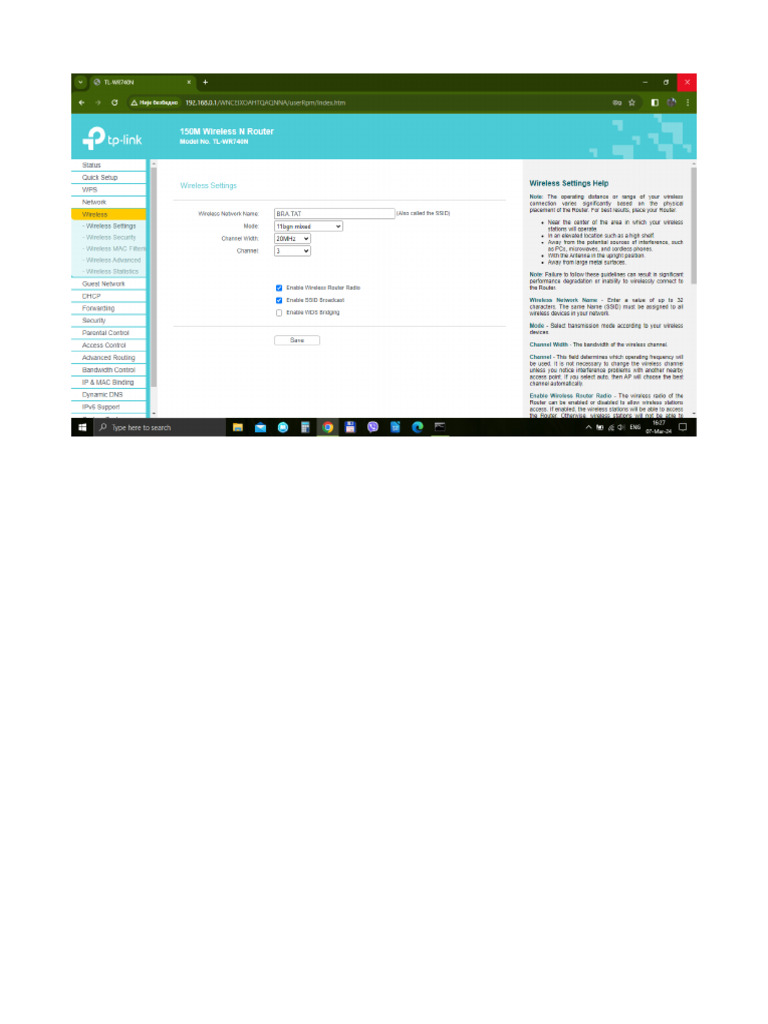 Podesavanje Wi Fi | PDF