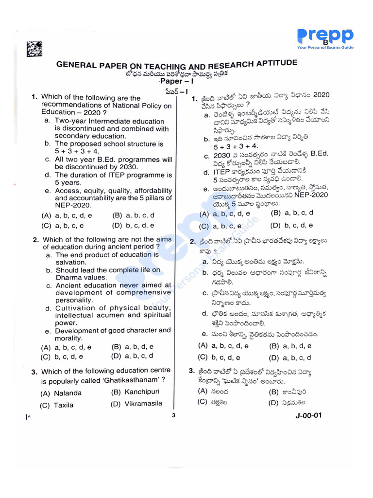 AP SET 2024 Official Paper I Held On 28 Apr 2024 | PDF