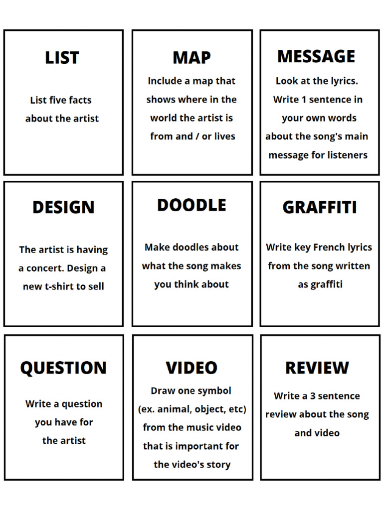 Music Activities | PDF