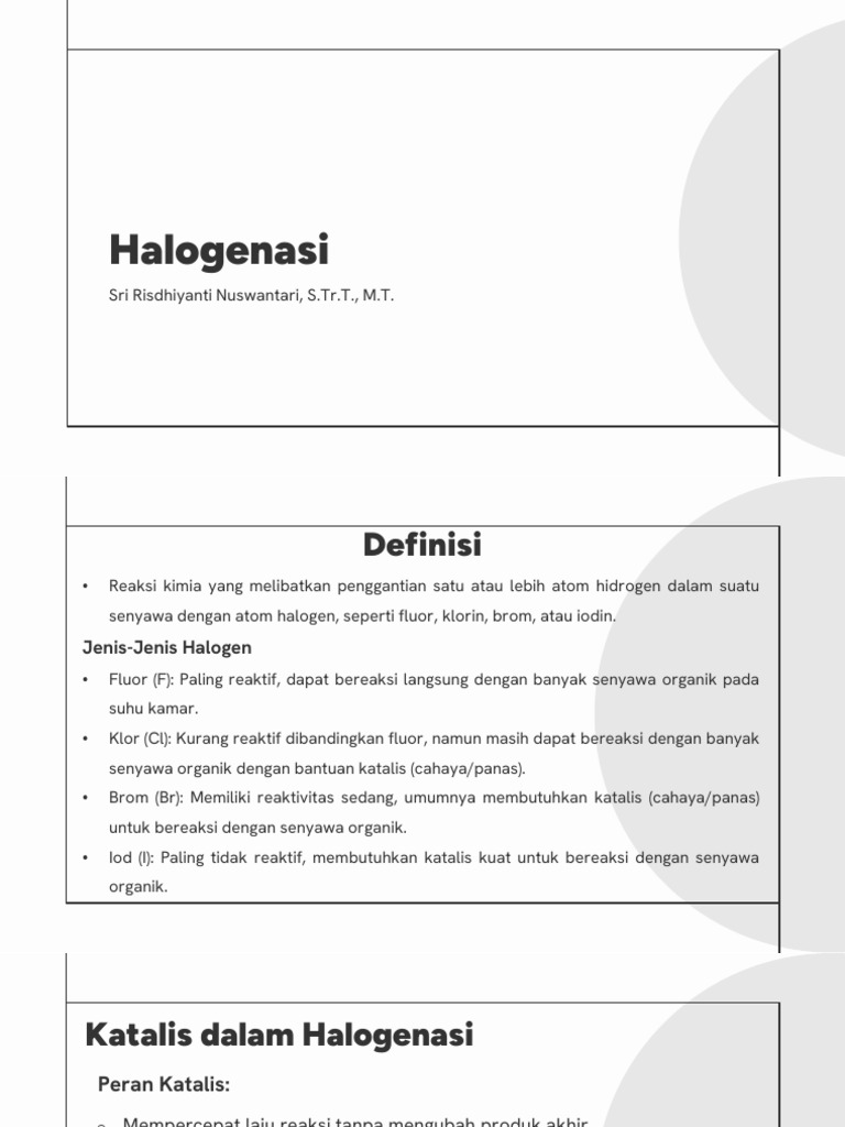 HALOGENASI | PDF