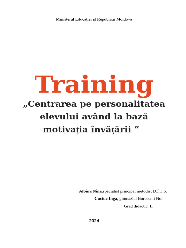 Training | PDF
