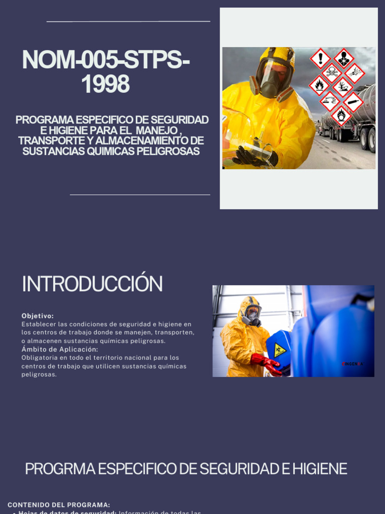 Presentación NOM-005 | PDF