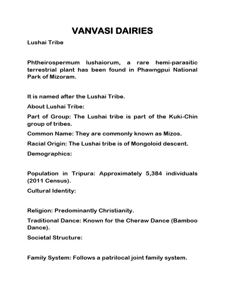 VANVASI DAIRIE1 | PDF