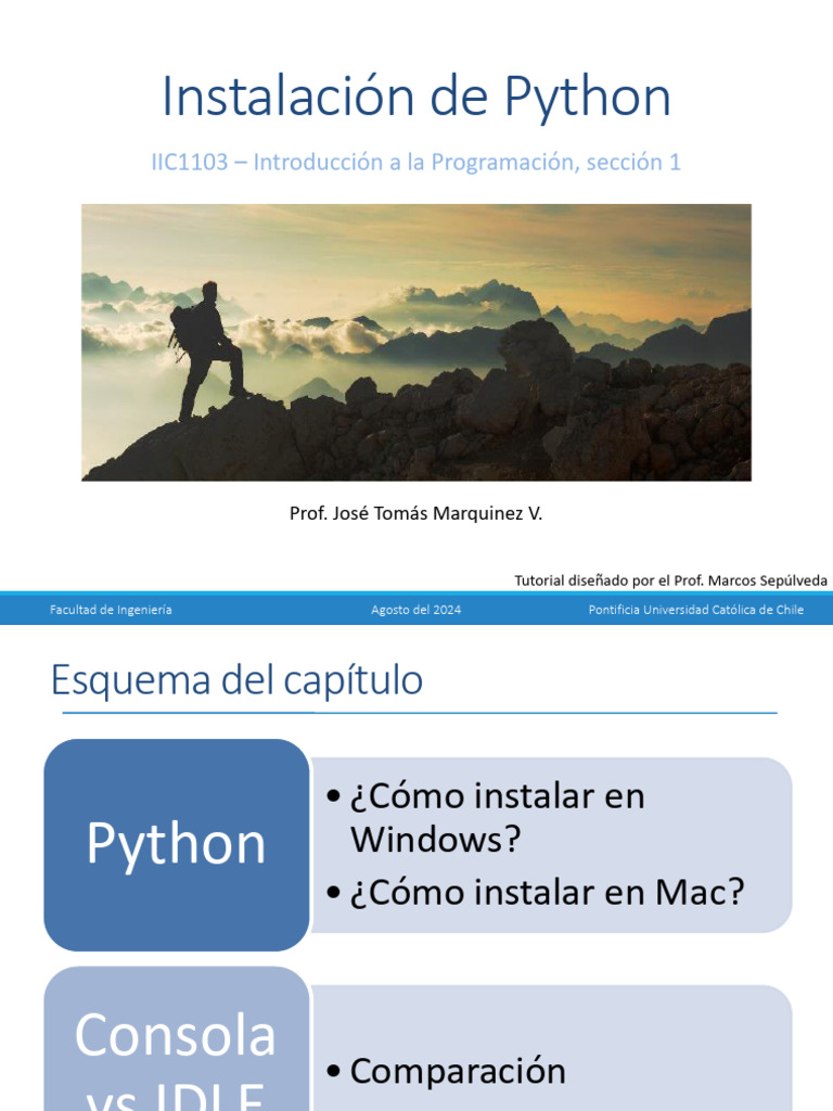Cap 1.2 - Instalación de Python | PDF