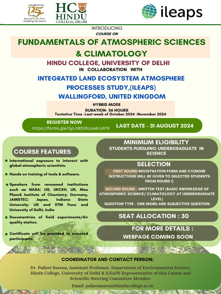 Fundamentals of Atmospheric Sciences | PDF | Science