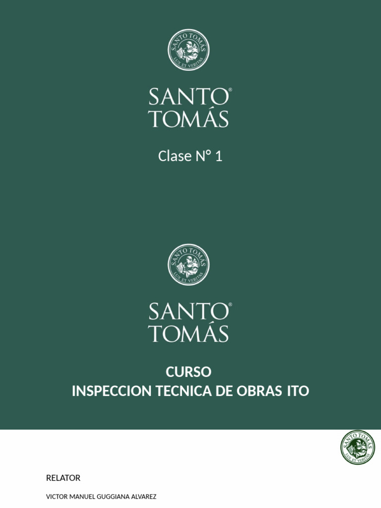 Curso Ito Santo Tomas | PDF