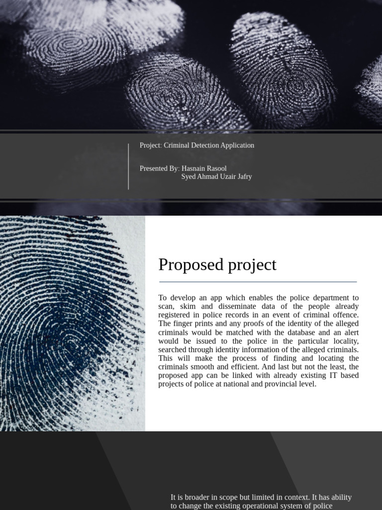 Criminal Detection App for Police Efficiency | PDF | Embedded System ...