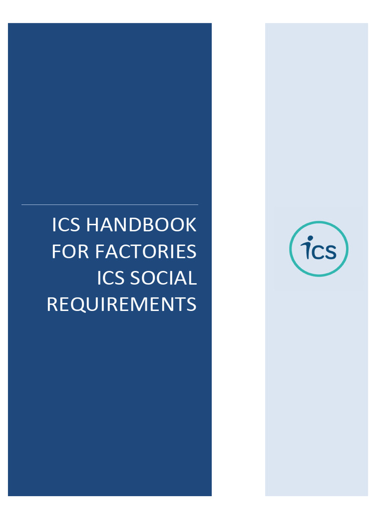 ICS Social Audit Handbook for Factories | PDF | Employment | Audit