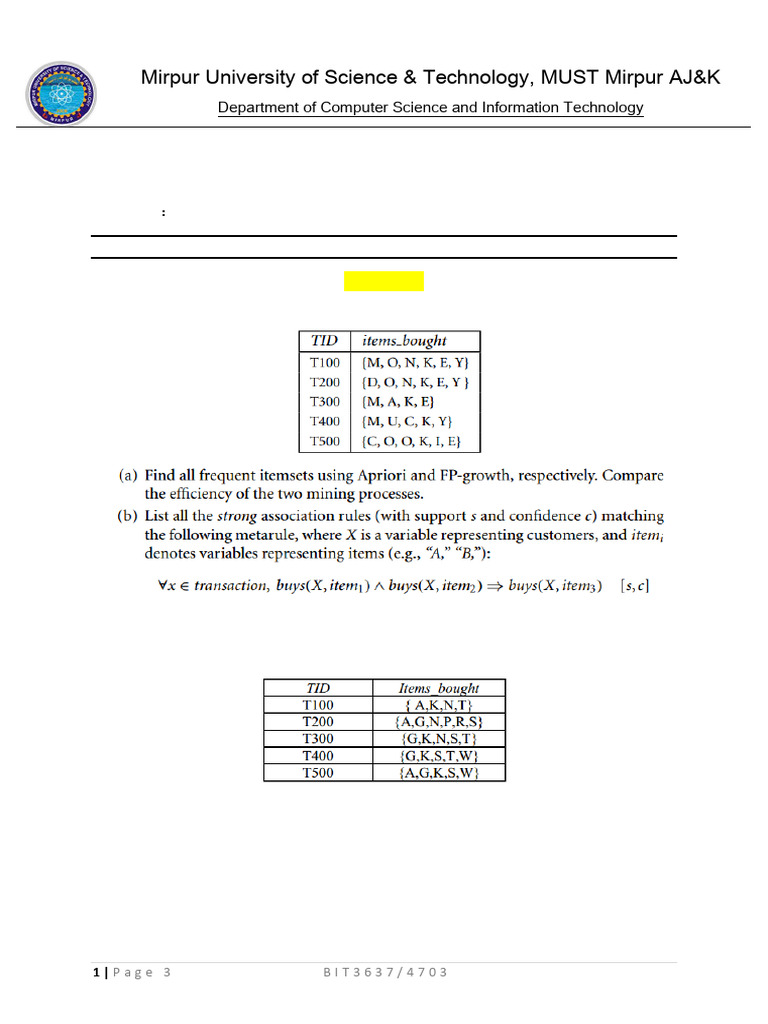 Mirpur University of Science & Technology, MUST Mirpur AJ&K | PDF | Information Technology ...